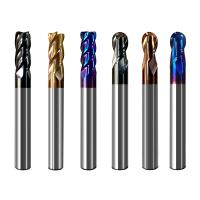China Solid Carbide End Mill CNC Cutter for Metal Milling Surface Finishing Slot Cutting and Contour Machining for sale