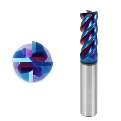 China Solid Carbide End Milling Tool for Steel Metal CNC Machining Slot Production and Contour Finishing for sale
