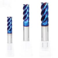 China Solid Carbide End Milling Tool for Steel Metal CNC Machining Slot Production and Contour Finishing for sale