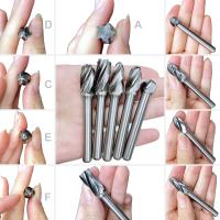 China Multi-shape Aluminum Tooth Rotary Burr Set 1/4