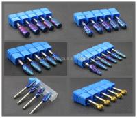 China Multi-shape Coated Rotary Carbide Burr Kit 1/4