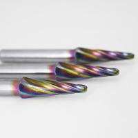 China TiAlN Coated Tungsten Carbide Rotary Burr with 3X Longer Service Life and Standard Cut for sale