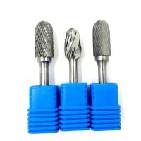 China Custom 6 Mm Solid Carbide Burrs  Arc Pointed Nose Tungsten Carbide File for sale