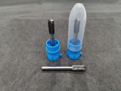 China Cylinder Shape With Radius End C Cut Carbide rotary burrs for metal , OEM design for sale