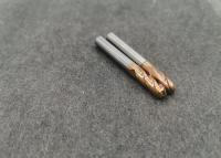 China HRC45/55/65 Ball Nose Tungsten Carbide End Mill ALTIN Coating For Stainless Steel for sale