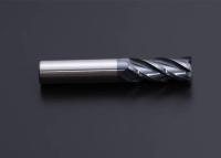 China HRC45 Gray Color 6mm Square End Mill Tungsten Carbide Milling Cutter Solid Burr for sale