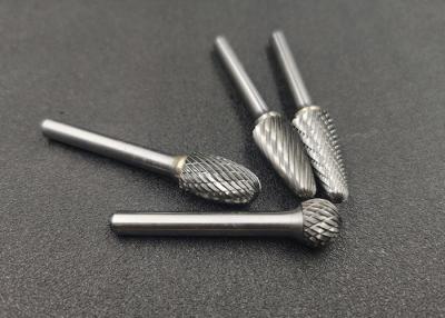 China 6mm Head Small Shank Cemented carbide rotary file set for sale