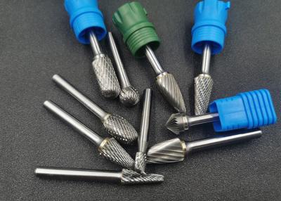 China 6mm Arc Pointed Nose Carbide Rotary Burr With 1/4 Inch Shank for sale