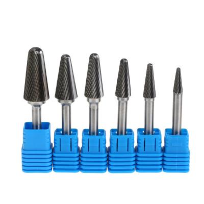 China Certified Carbide Burr Double Cut Cutting Tools Alloy Rotary File for sale