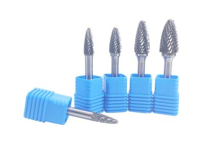 China Rotary Cutter Tungsten Carbide Drill Bits Tree Shape For Machining Iron for sale