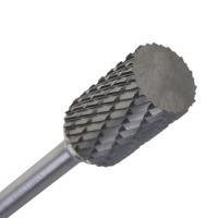China Silver Cylinder Carbide Burr Bit For Grinding Polishing SC Type for sale