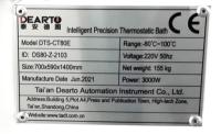 China DTS-CT Intelligent Refrigeration Thermostatic Bath -100°C to 100°C Range with 0.001°C Resolution for sale