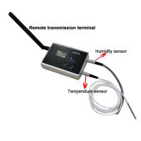 China DTWX-02G Wireless Temperature Humidity Monitoring System with 1500m Range, 80 Channels, IP65 Rating for sale