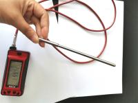 China DTSW-II Digital Thermometer with 500mm Stainless Steel Probe | 0.01℃ Accuracy & 160m Wireless Range for sale
