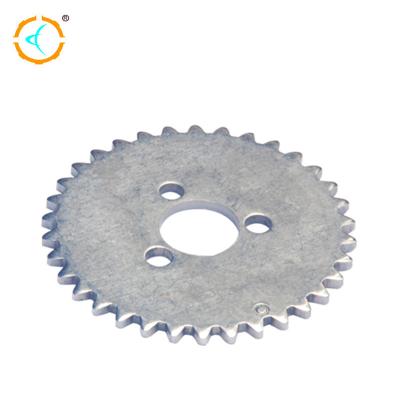 China CNC Steel Silver Motorcycle Clutch Parts / Clutch Timing Gear For CD70 for sale