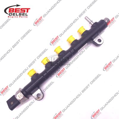 China Diesel Fuel Common Rail Pipe With Pressure Sensor 28467303 85PP22-02 For Yuchai 4Y D20 D22 for sale