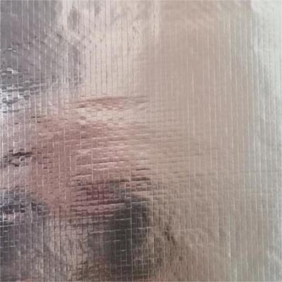 China 1.25m Double Sided Foil Vapor Barrier for HVAC Insulation - 135 gsm, Class 1 Fire Rating for sale