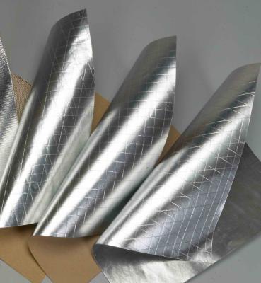 China Heat Sealing Foil Scrim Kraft Facing Vapor Barrier Laminated Insulation Facing for sale