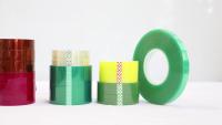 China PET Film Heat Resistant Insulation Tape 0.09mm Thick 50m Length with ≥5KV BDV for Silicone Release Paper for sale
