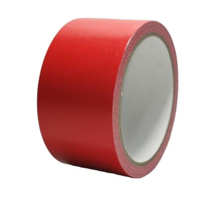 China Heavy-Duty Cloth Duct Tape 48mm Width with PE Coated Backing and Rubber-Resin Adhesive for Pipe Wrapping and HVAC Applications for sale