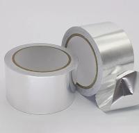 China 80 Micron Aluminum Foil Adhesive Tape For Solvent Acrylic Adhesive And Temperature Range -30~120 ℃ for sale