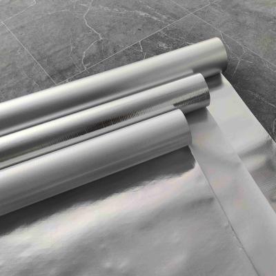 China 118 GSM E-Glass Aluminum Foil Fiberglass Cloth - 50m Length, Class O Fire Rated for Industrial Insulation for sale