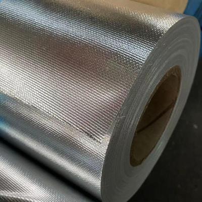China Aluminum Foil Fiberglass Cloth 460g/sqm for Thermal Insulation for sale