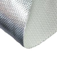 China 460g/sqm Aluminum Foil Fiberglass Cloth 100cm Wide for sale