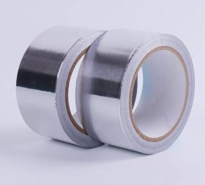 China 18um Aluminum Foil Tape with Rubber-Resin Adhesive 50um Thickness for sale