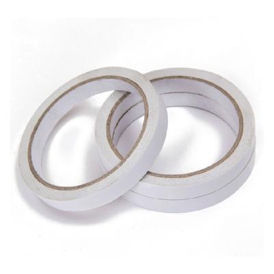 China 80μm Double Sided Rubber Adhesive Tissue Tape with 12 N/25mm Adhesion Strength for Industrial Bonding and Die-Cutting for sale