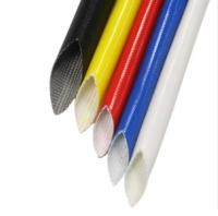 China Glass Fibre Insulating Sleeve For Demanding Electrical Environments for sale