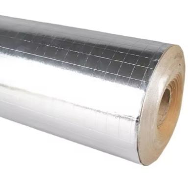 China Foil-Scrim-Kraft Facing with 2-Way Scrim - 95gsm Basis Weight, 60gsm Kraft Backing for Insulation Vapor Barrier for sale