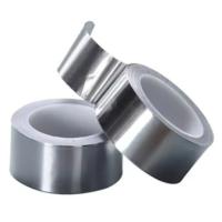 China Self-Wound Aluminum Foil Tape Without Liner for High and Low Temperature Resistance for sale