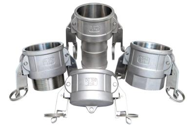 China Autolock Camlock Coupling Type B/C/D/DC With Self-locking Handles for sale