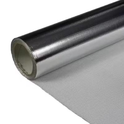 China Aluminum Foil Fiberglass Cloth 100% Fiberglass Base For Thermal Insulation for sale