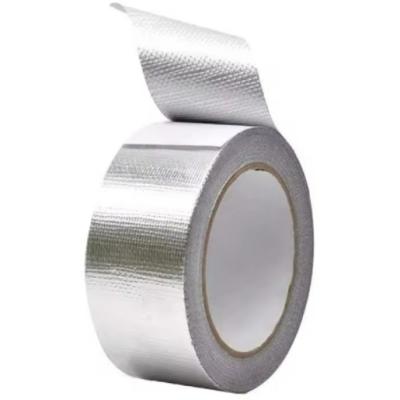 China HVAC Aluminum Foil Glass Cloth Tape Flame Retardant Solvent Acrylic Adhesive for sale
