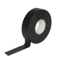 China Black Electrical PVC Tape 0.18mm Thickness Insulation Tape for sale