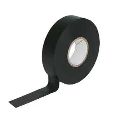 China Black Electrical PVC Tape 0.18mm Thickness Insulation Tape for sale