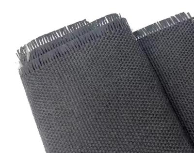 China High-Temperature Graphite Coated Fiberglass Fabric for sale