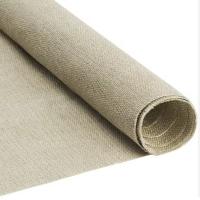 China High-Temperature Vermiculite Coated Fiberglass/ High Silica Fabric for sale