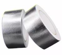 China Aluminum Foil Fiberglass Cloth Tape With Strong Tensile And Heat Reflective for sale