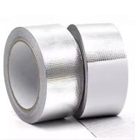 China Aluminum Foil Fiberglass Cloth Tape With Strong Tensile And Heat Reflective for sale