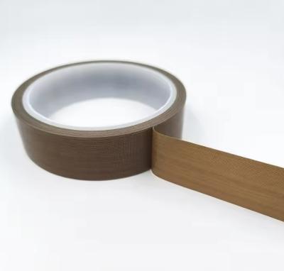 China Fiberglass Reinforced PTFE Tape - High Temp Non-Stick For Heat Sealing for sale