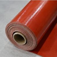 China Uncured Silicone Coated Fiberglass Cloth UL94 V0 for Battery Heating for sale