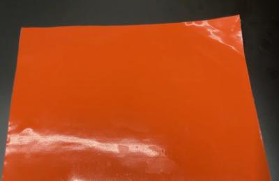 China Uncured Silicone Coated Fiberglass Cloth For Flexible Thermal Insulation for sale