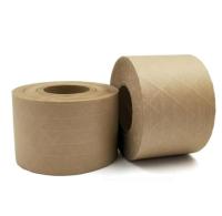 China Reinforced Water Activated Kraft Paper Tape With Three-Way Reinforcement, High Adhesion, And Eco-Friendly Materials for sale