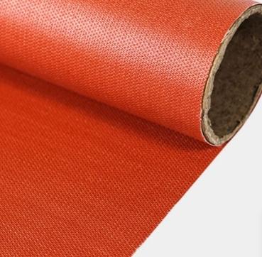 China Double Sided Silicone Coated Fiberglass Cloth 0.85mm thickness for sale