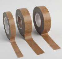 China Brown PTFE Fiberglass Adhesive Tape 0.17 mm Thickness for sale