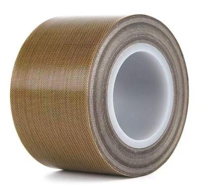 China PTFE Fiberglass Adhesive Tape 0.17mm High Temperature Non-Stick Tape for sale