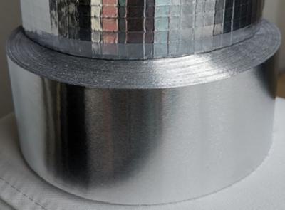 China 90μm Matte Aluminum Foil Adhesive Tape Without Liner - 50mm to 100mm Widths for HVAC Applications for sale